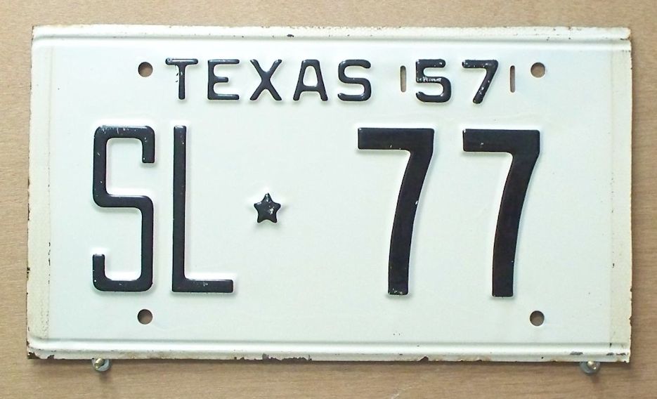 Texas License Plates For Sale